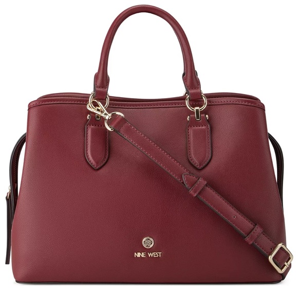 Nine West | Bags | Nine West Cranberry Satchel Handbag | Poshmark